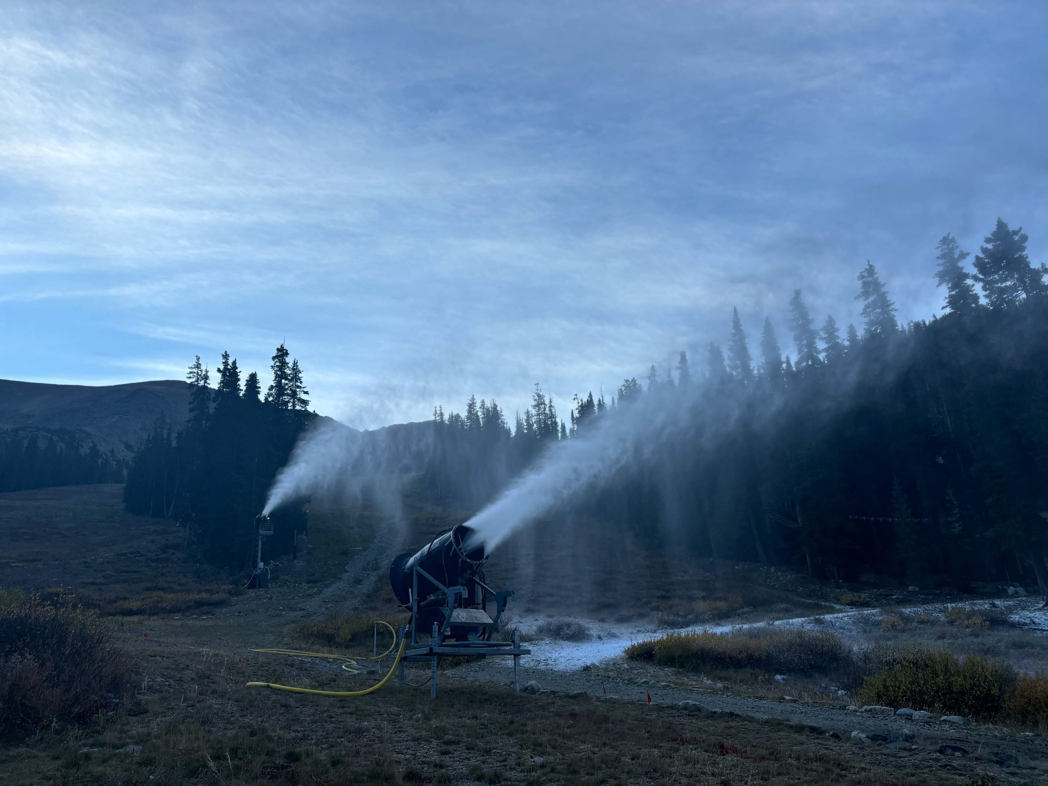 Arapahoe Basin Ski Area puts snow guns into place ahead of ski season ...