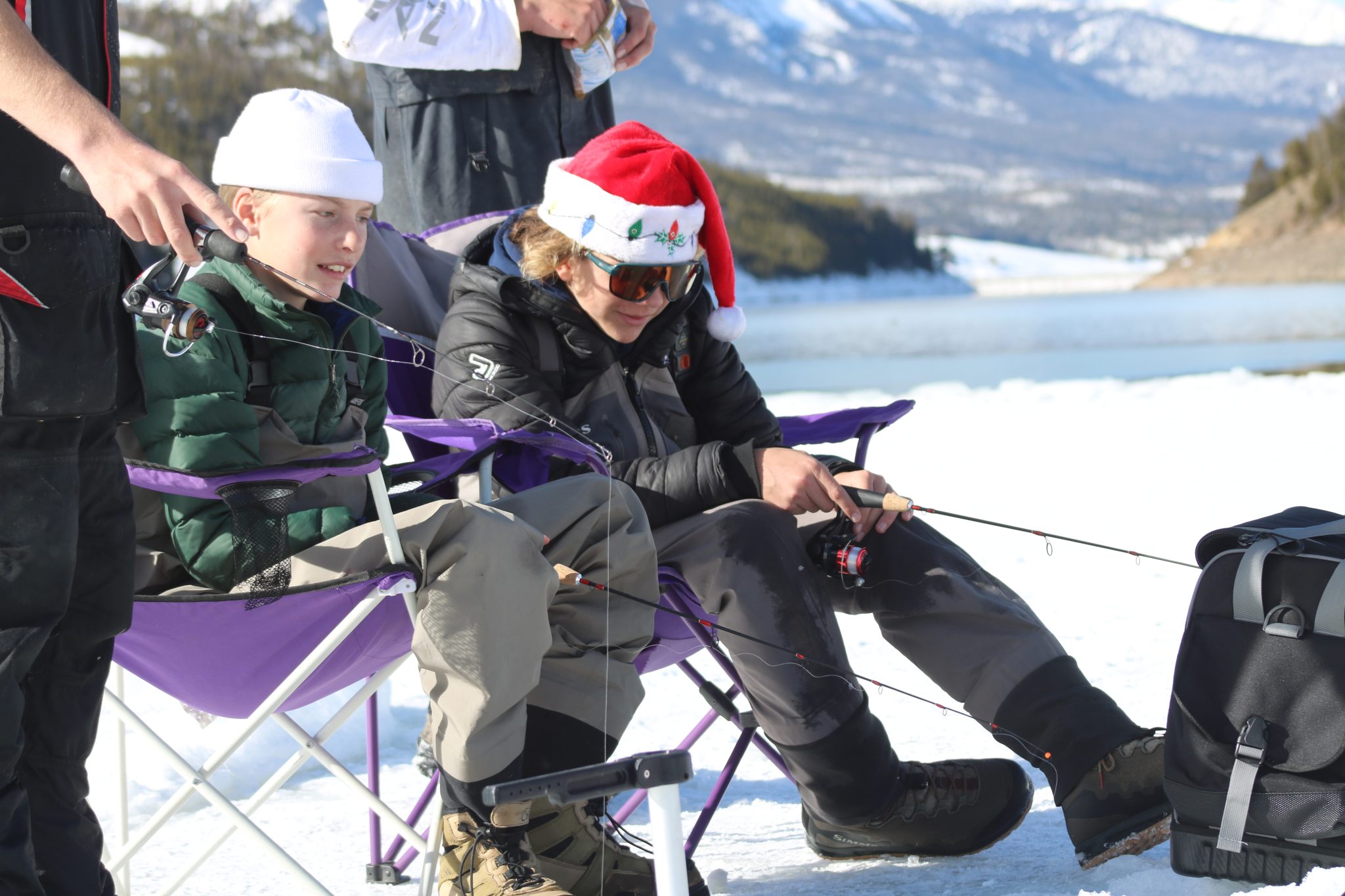 When does the Dillon Reservoir freeze over? Usually by Christmas, but ...