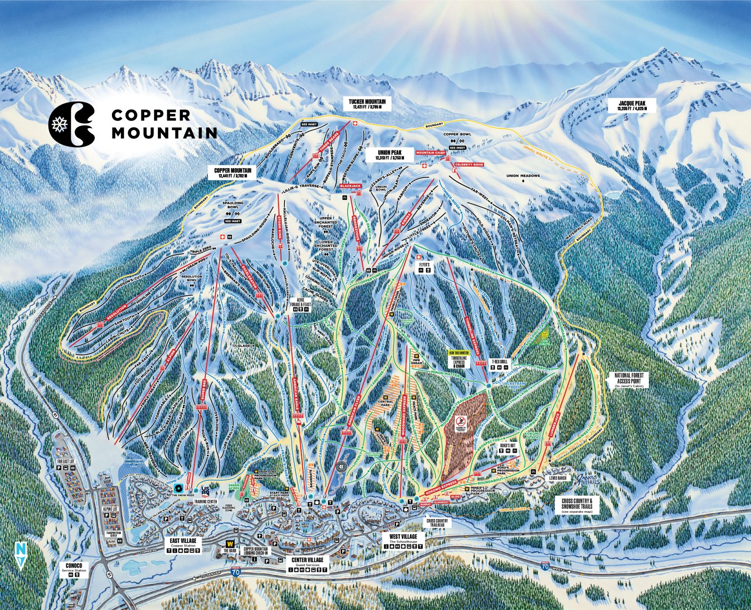 Copper Mountain seeks 500-acre ski terrain expansion, new lifts ...