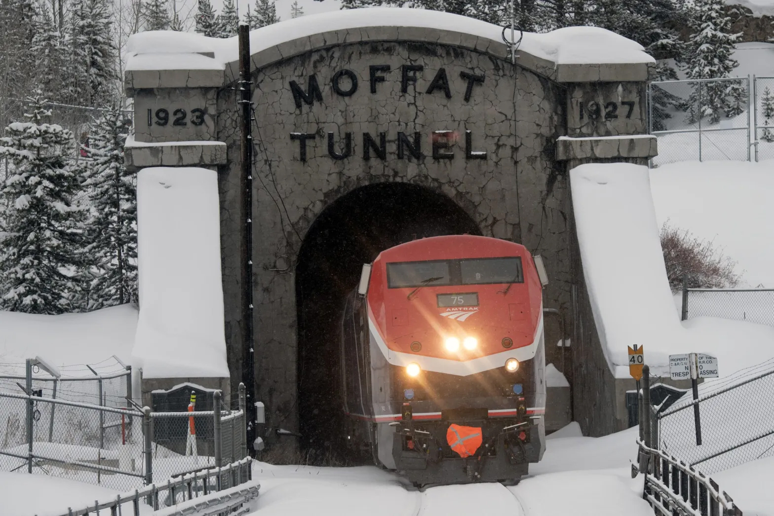 Polluted discharge from the Moffat Tunnel continues to be released into the Fraser River ...