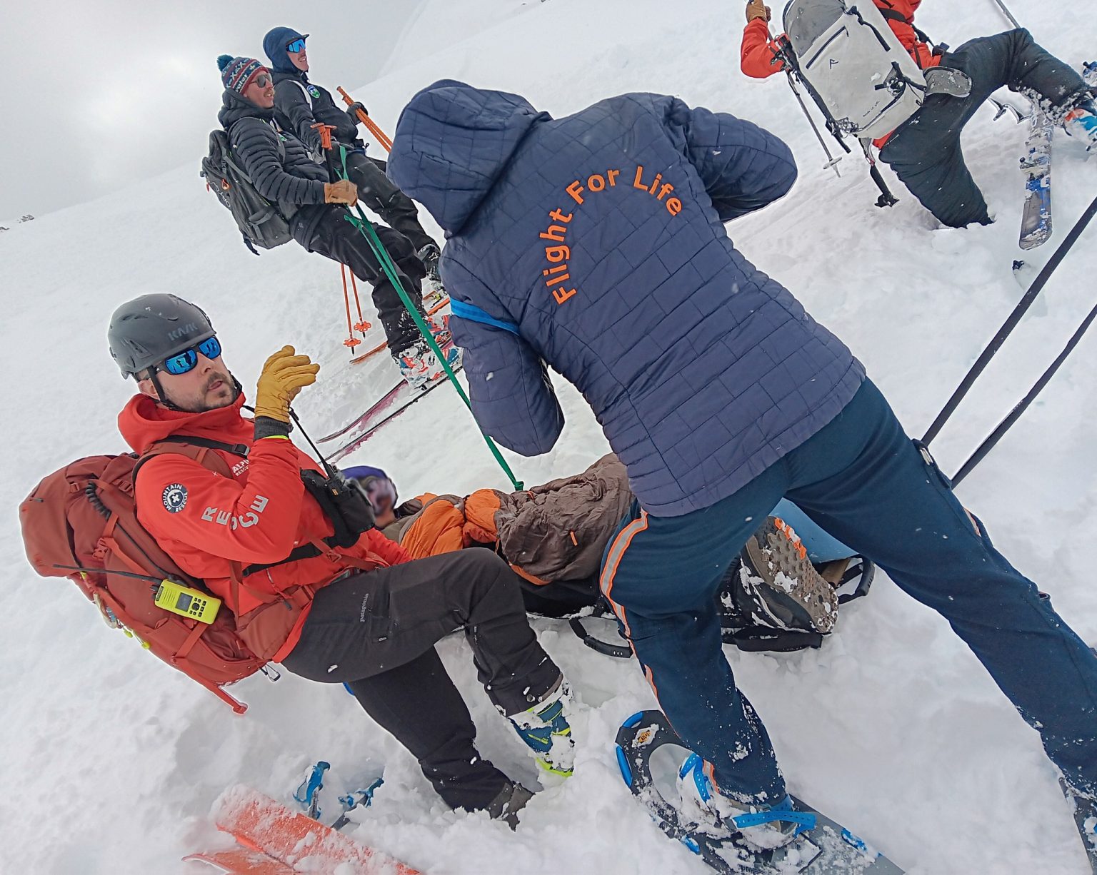 Flight for Life helicopter rescues skier injured in avalanche on ...