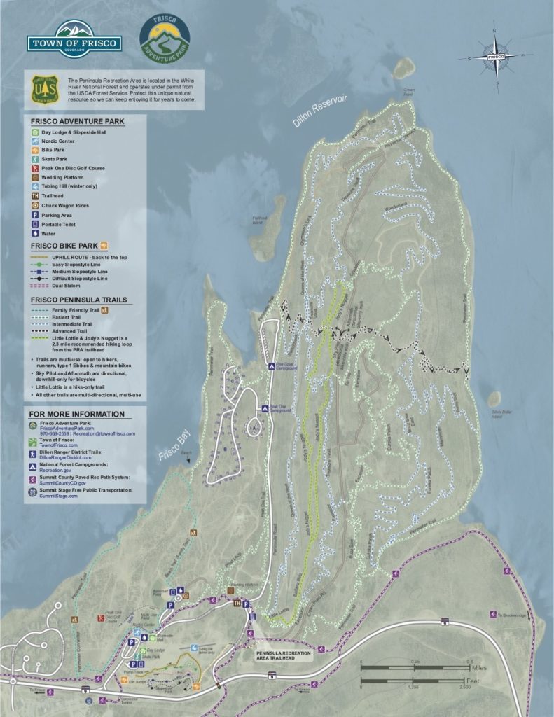 Town of Frisco trail map 2025 | SummitDaily.com
