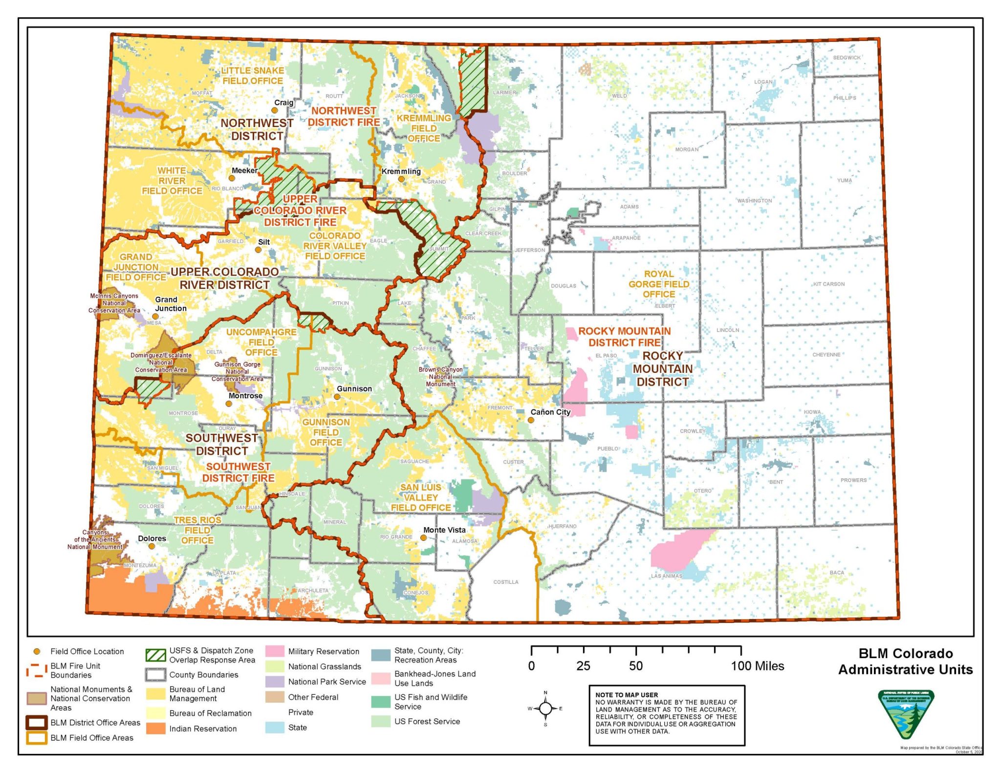 Public land sales and repeals of Colorado resource management plans ...