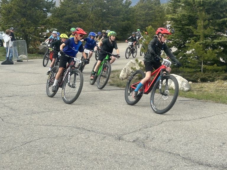 Mountain bikers brave windy conditions at the first Summit Mountain ...