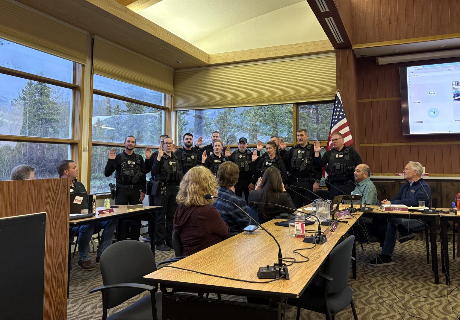 Dillon Keystone Police Department is official after joint swearing in ...