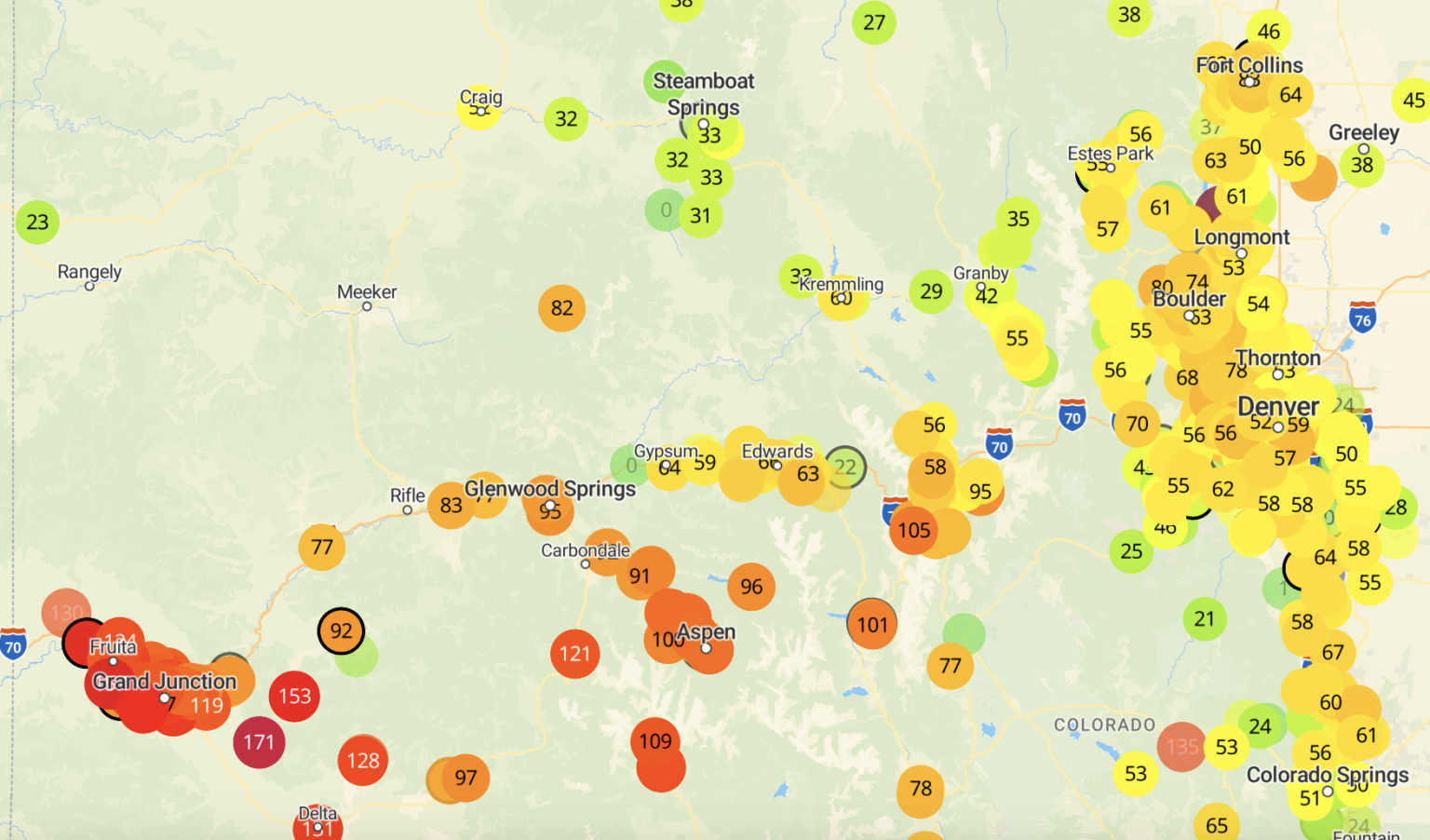 Why is it so hazy in Colorado? Smoke from multiple wildfires wafts ...