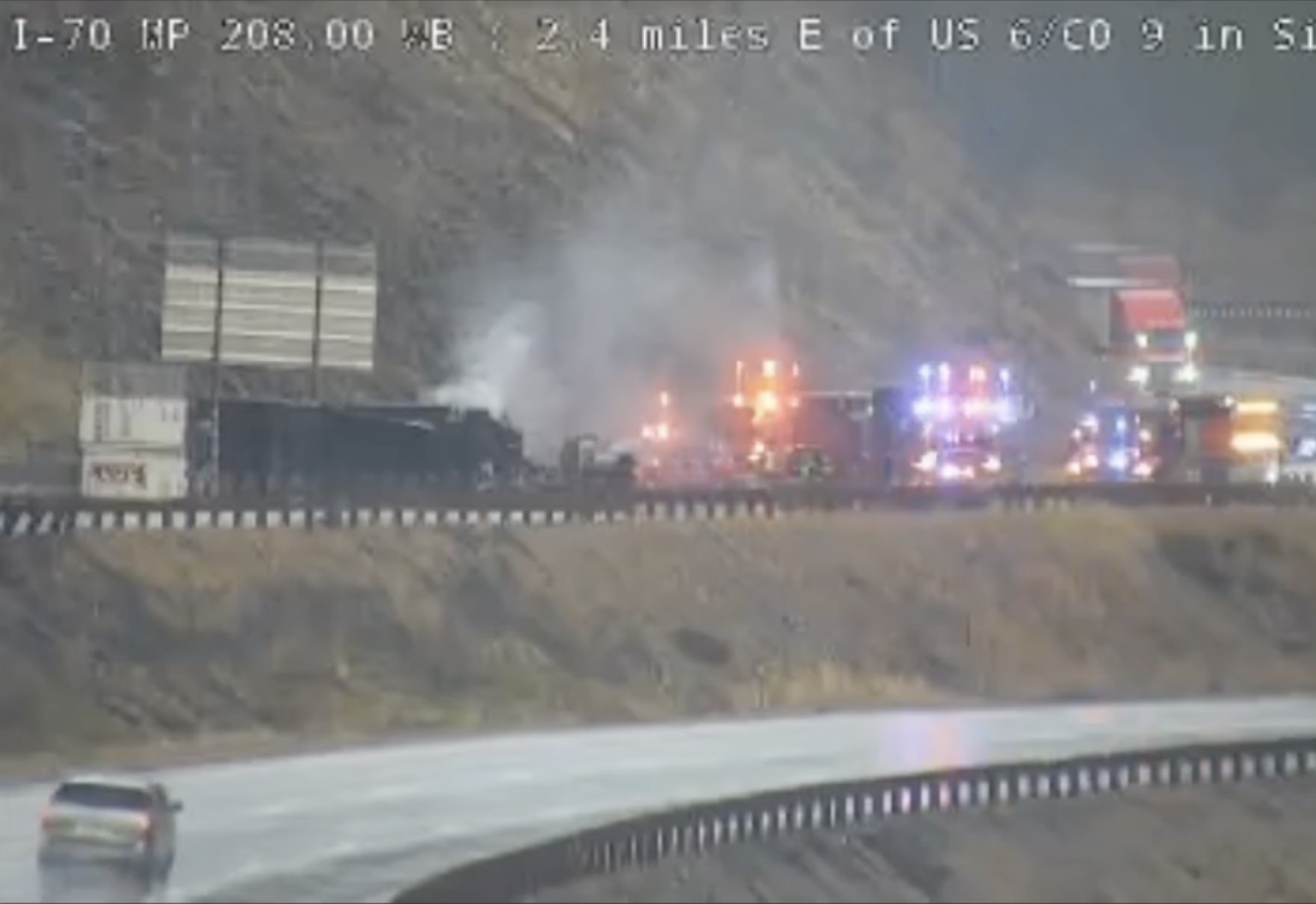 Update: Interstate 70 westbound near Eisenhower-Johnson Memorial ...