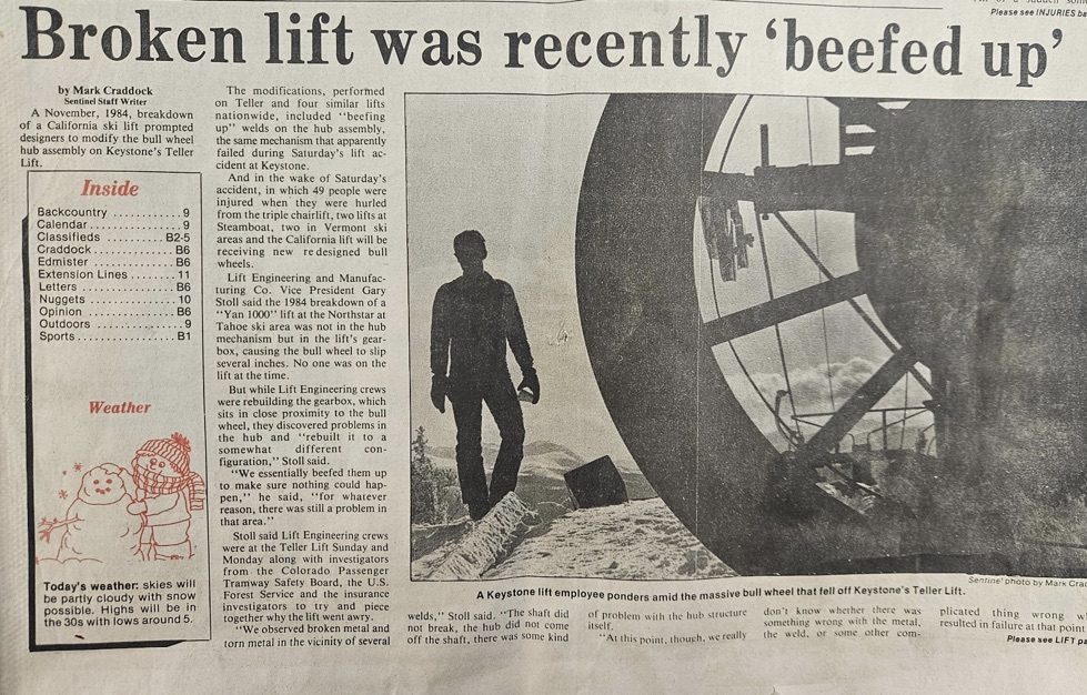 Witnesses recount 1985 Teller Lift accident described as ‘war zone ...