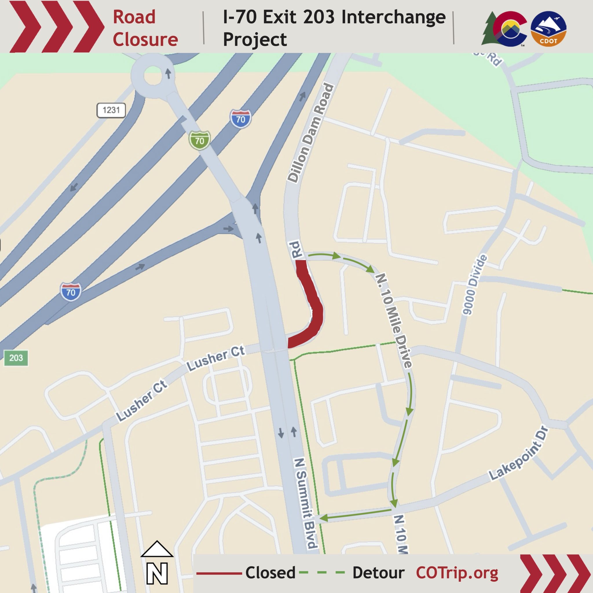 Bridgework progresses with continued overnight closures at Frisco Exit ...