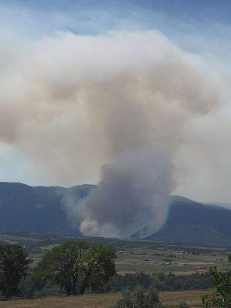 Fire burns southwest of Rifle | AspenTimes.com