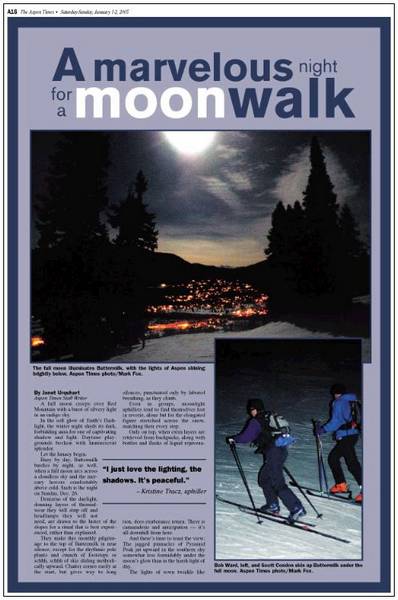 A marvelous night for a moon walk | AspenTimes.com