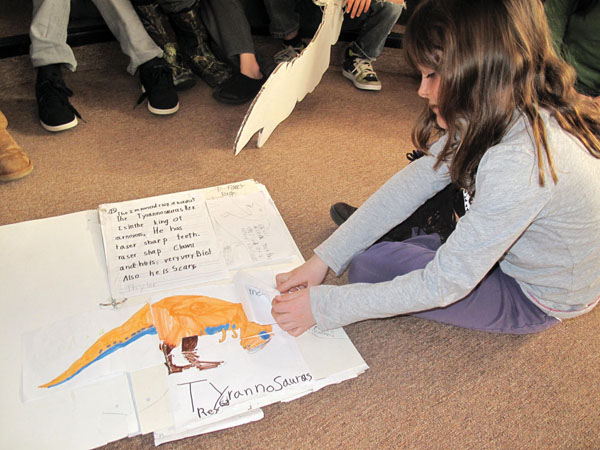 Life-sized dinosaur, real-life learning at Aspen school | AspenTimes.com