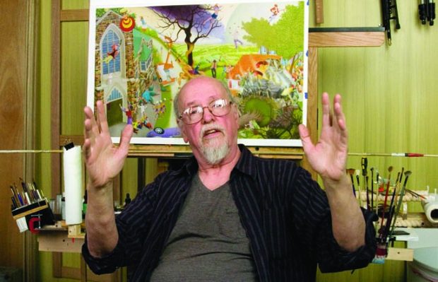 A history of humanity, with humor: New paintings by Philip Hone ...