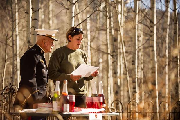 Liz Schultze named honorary Marine during Aspen ceremony | AspenTimes.com