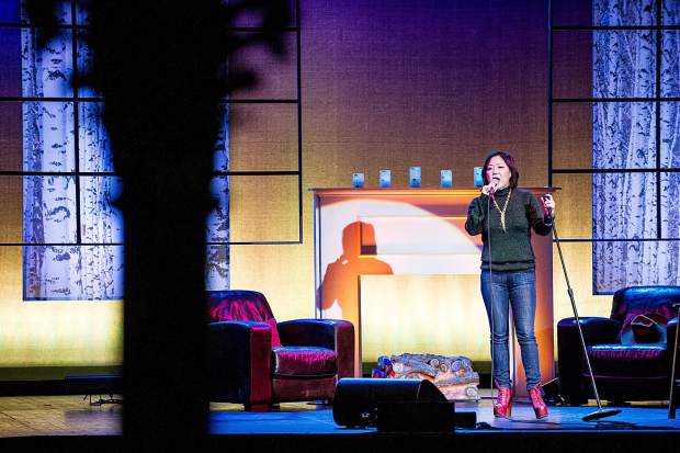 Photos: Comedian Margaret Cho performing at the Wheeler Opera House ...