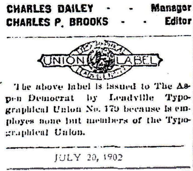 Willoughby: Charles Dailey and the demise of the Aspen Democrat Times ...