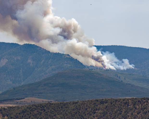 Crews attack fire near Cache Creek, southwest of Rifle | AspenTimes.com