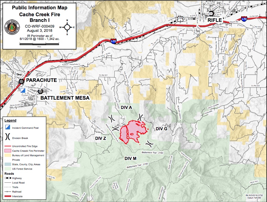 Firefighters hopeful rainy weather, cloud cover will help combat Cache ...