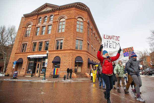 Dozens take to Paepcke Park in Aspen for the third annual women’s march ...