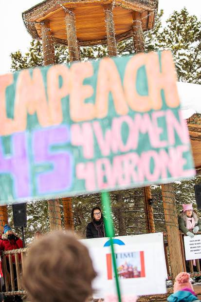 Dozens take to Paepcke Park in Aspen for the third annual women’s march ...