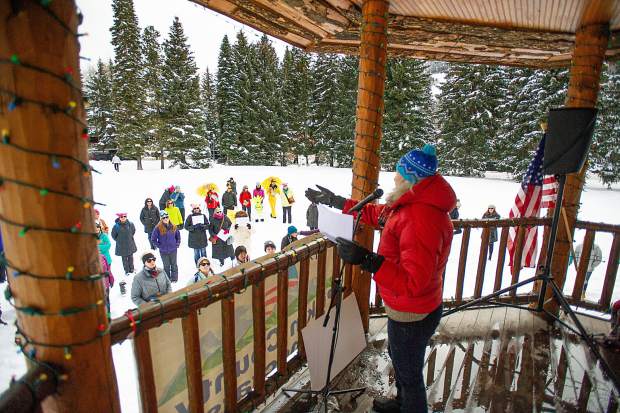 Dozens take to Paepcke Park in Aspen for the third annual women’s march ...