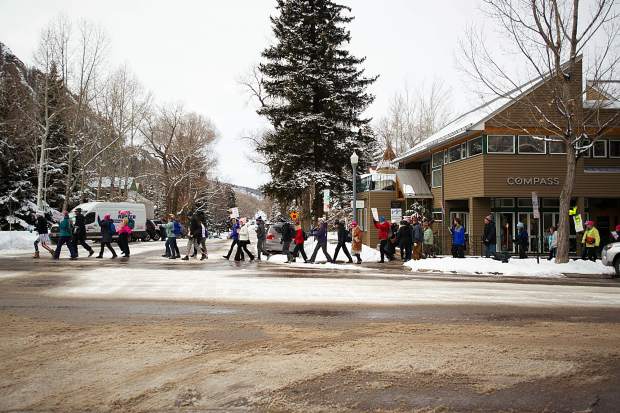 Dozens take to Paepcke Park in Aspen for the third annual women’s march ...