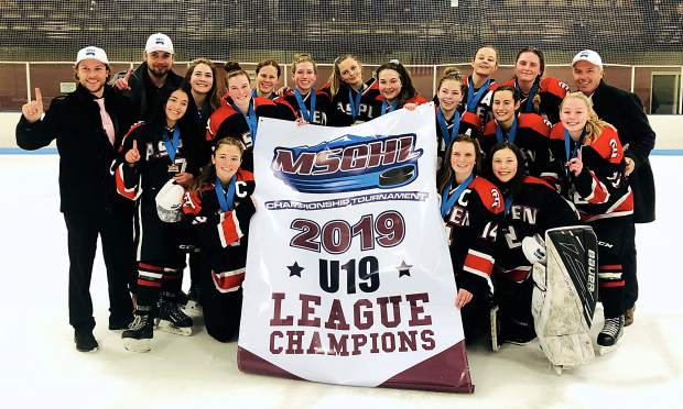 Aspen Leafs U19 girls hockey defends its MSGHL title, finishes season ...