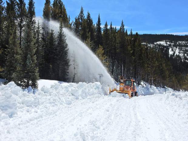 Getting plowed on Independence Pass: CDOT crew makes steady progress ...