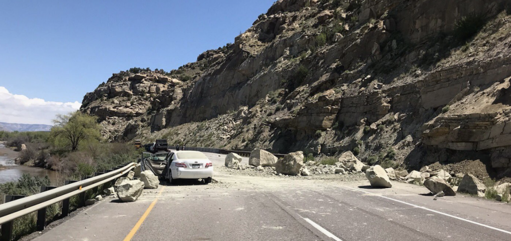 Rockslide east of Grand Junction closes I-70; two women suffered minor ...