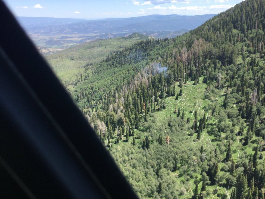 Small wildfire spotted 10 miles south of Rifle | AspenTimes.com