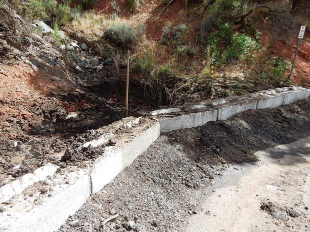 Emergency projects above Basalt eased Sunday’s flash flood damage ...