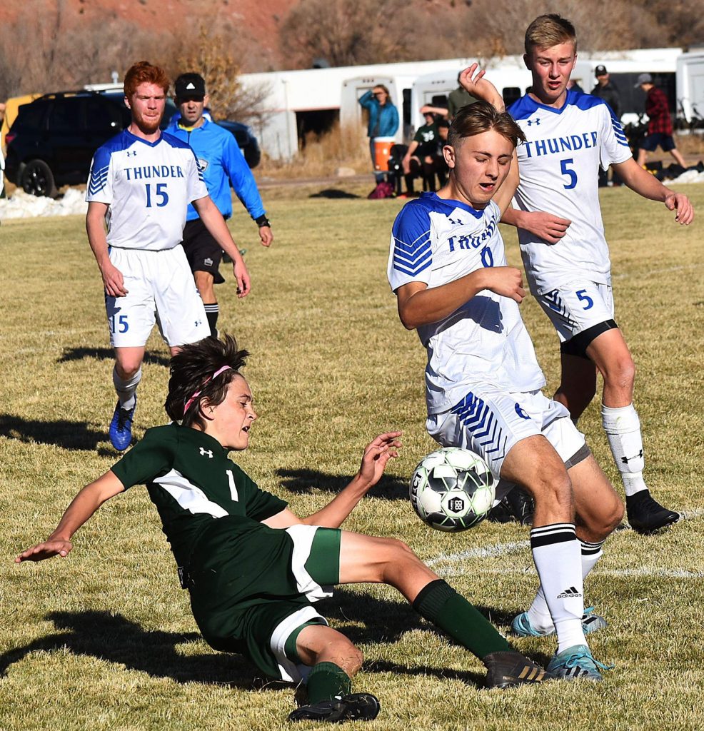 Denver Christian sends CRMS boys soccer to 2-1 playoff loss in extra ...