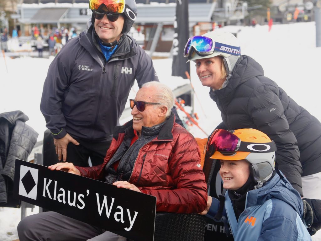 Ski trail renamed in Klaus Obermeyer’s honor at Buttermilk-Tiehack ...