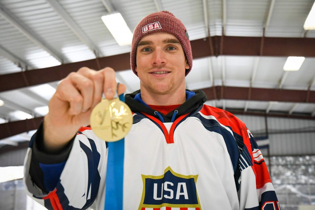 Silence is golden: Glenwood’s Benson takes hockey gold at Deaflympics ...