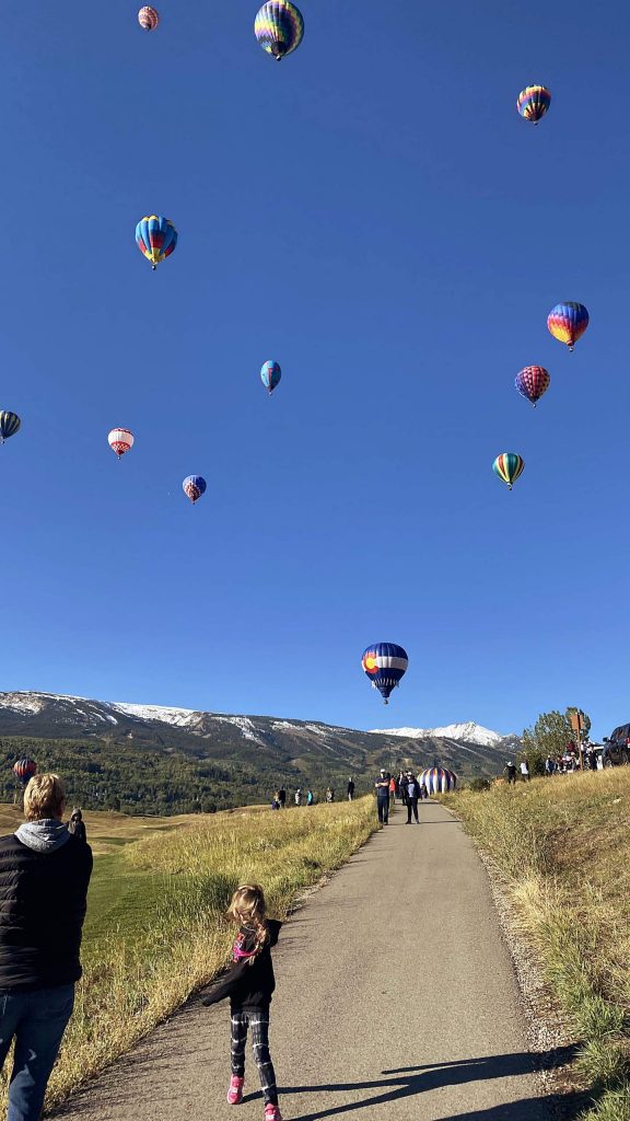 Photos: Balloon-filled bluebird skies Saturday for the 45th Snowmass ...