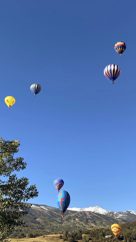 Photos: Balloon-filled bluebird skies Saturday for the 45th Snowmass ...