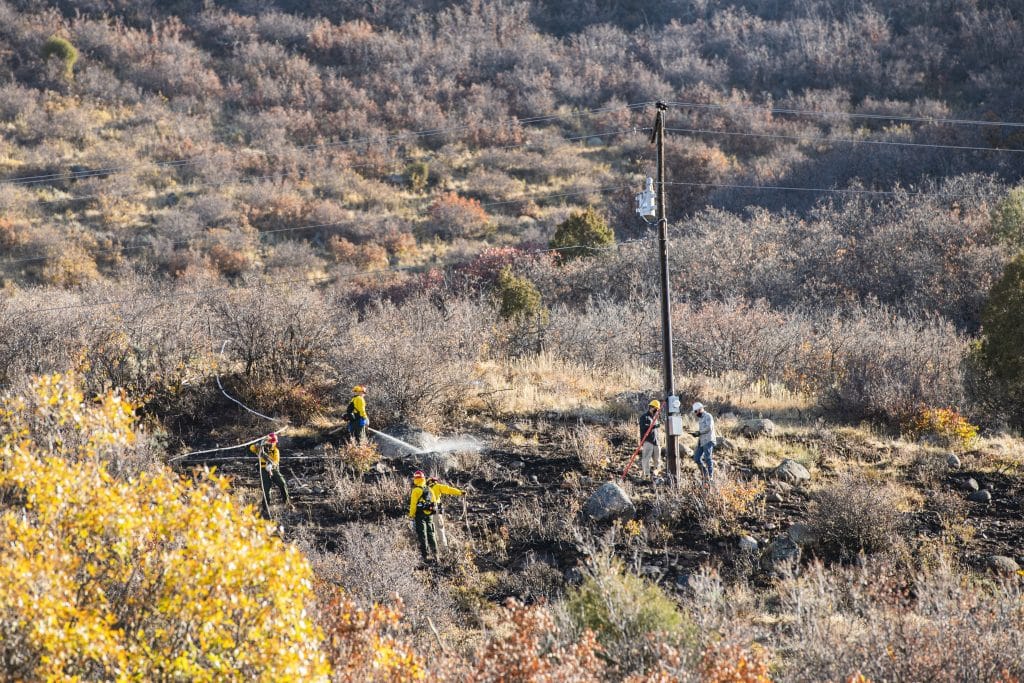 Crews extinguish wildfire near McLain Flats outside of Aspen ...