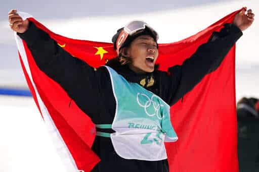 Su joins Gu with Olympic snowboard big air gold for host China ...