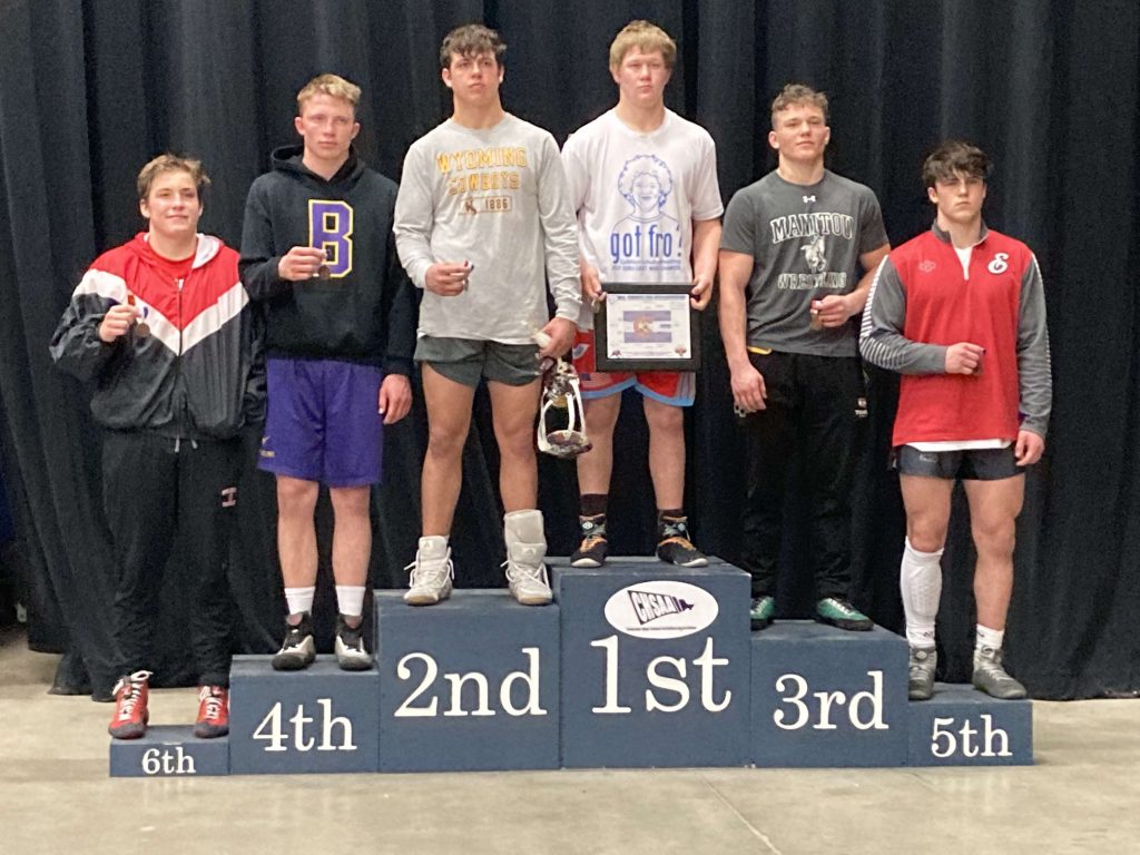 Basalt wrestler Ruben Samuelson finishes fourth in the Class 3A state ...