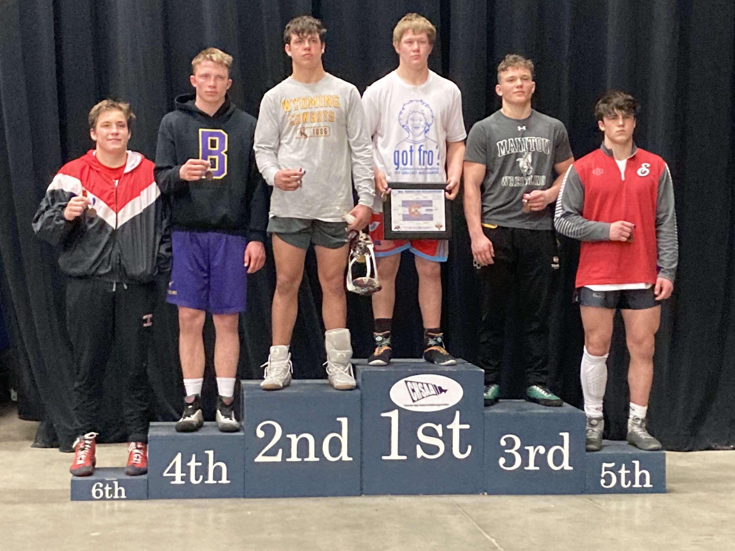 Basalt wrestler Ruben Samuelson finishes fourth in the Class 3A state ...