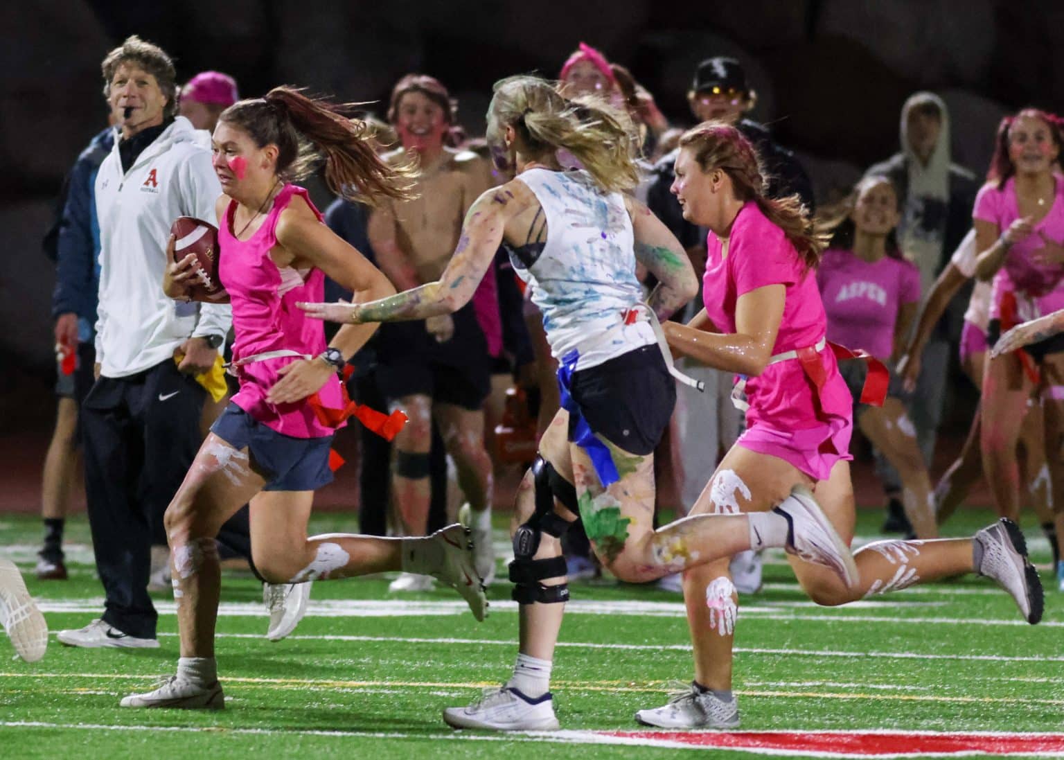Photos: Aspen High School’s annual homecoming powderpuff football game ...