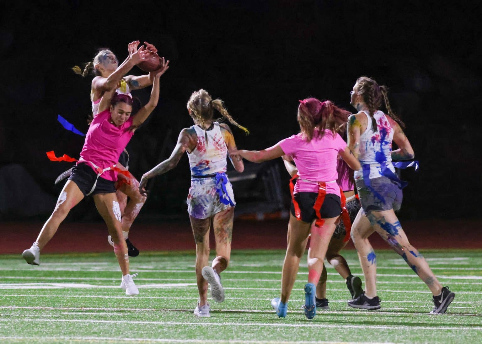 Photos: Aspen High School’s annual homecoming powderpuff football game ...
