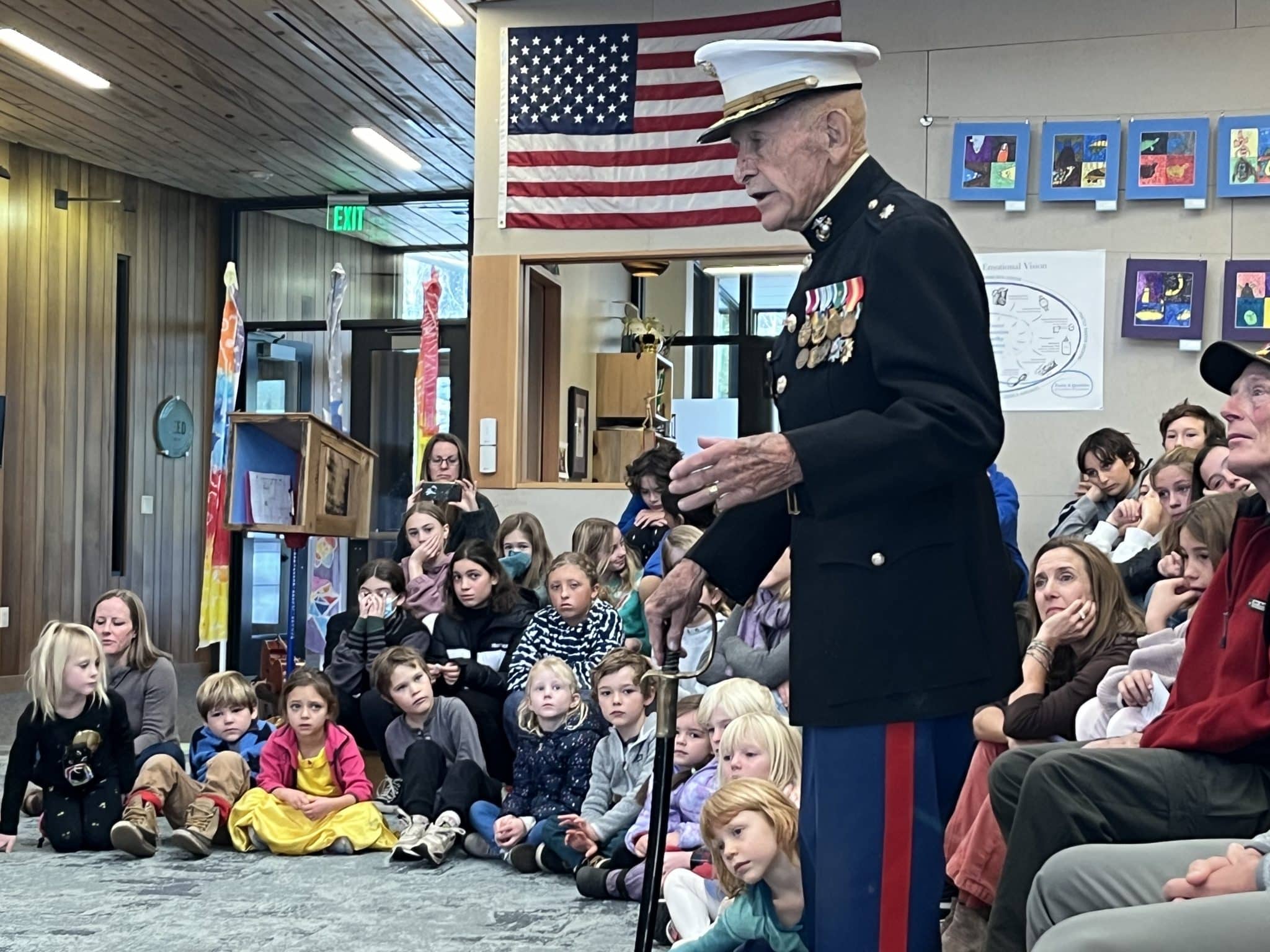 Aspen Community School students hear stories about veterans’ sacrifice ...