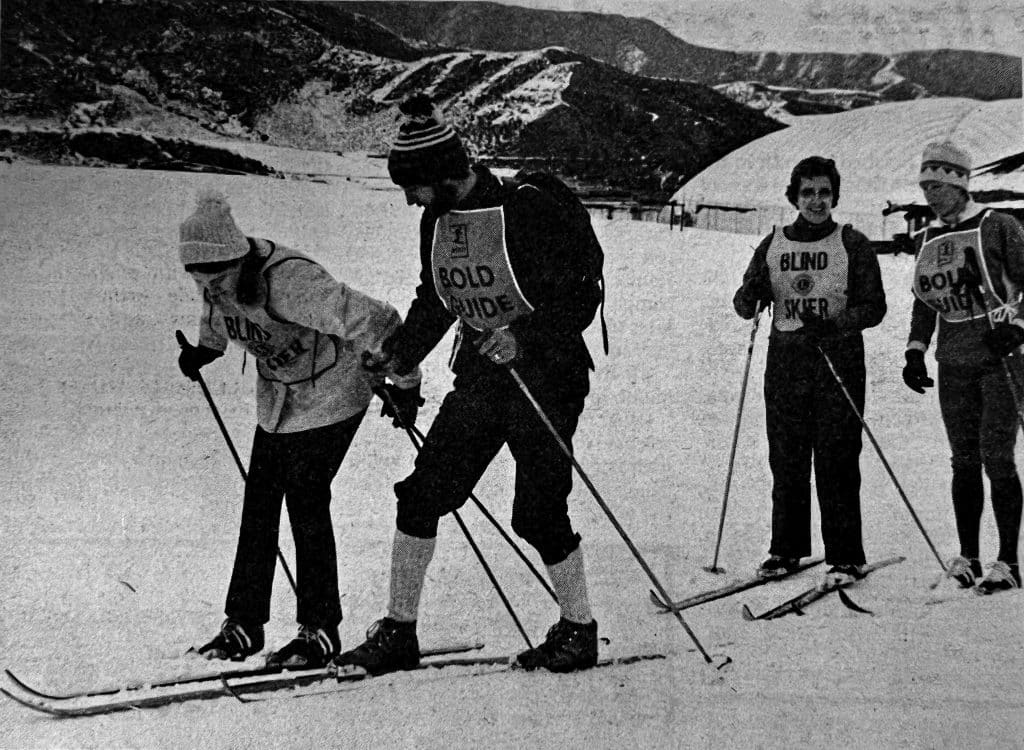 Snowmass History: With local help, blind skiers learn to XC ski ...