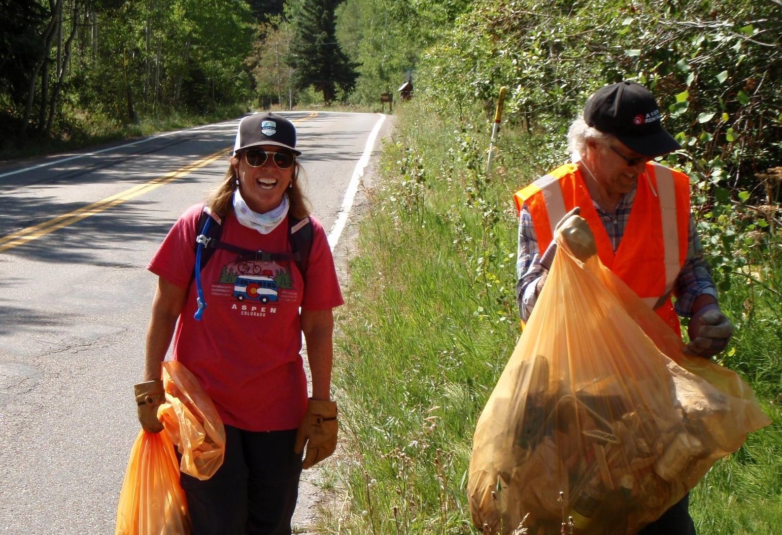 Community forms picking up litter along Aspen roads and popular trails ...