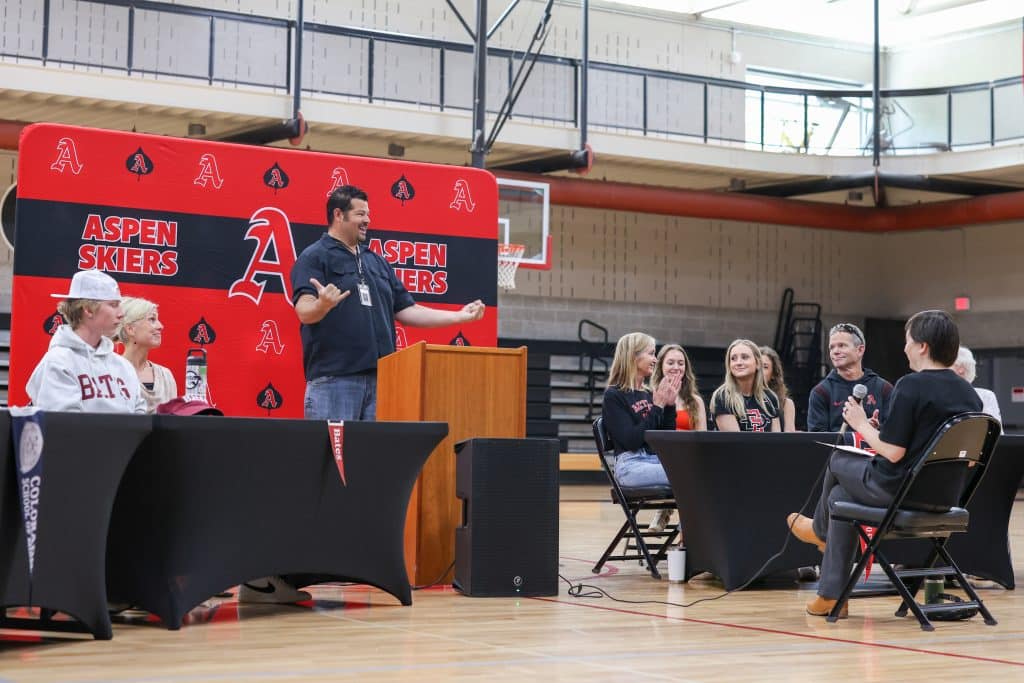 Six Aspen High School senior athletes recognized at college signing ...