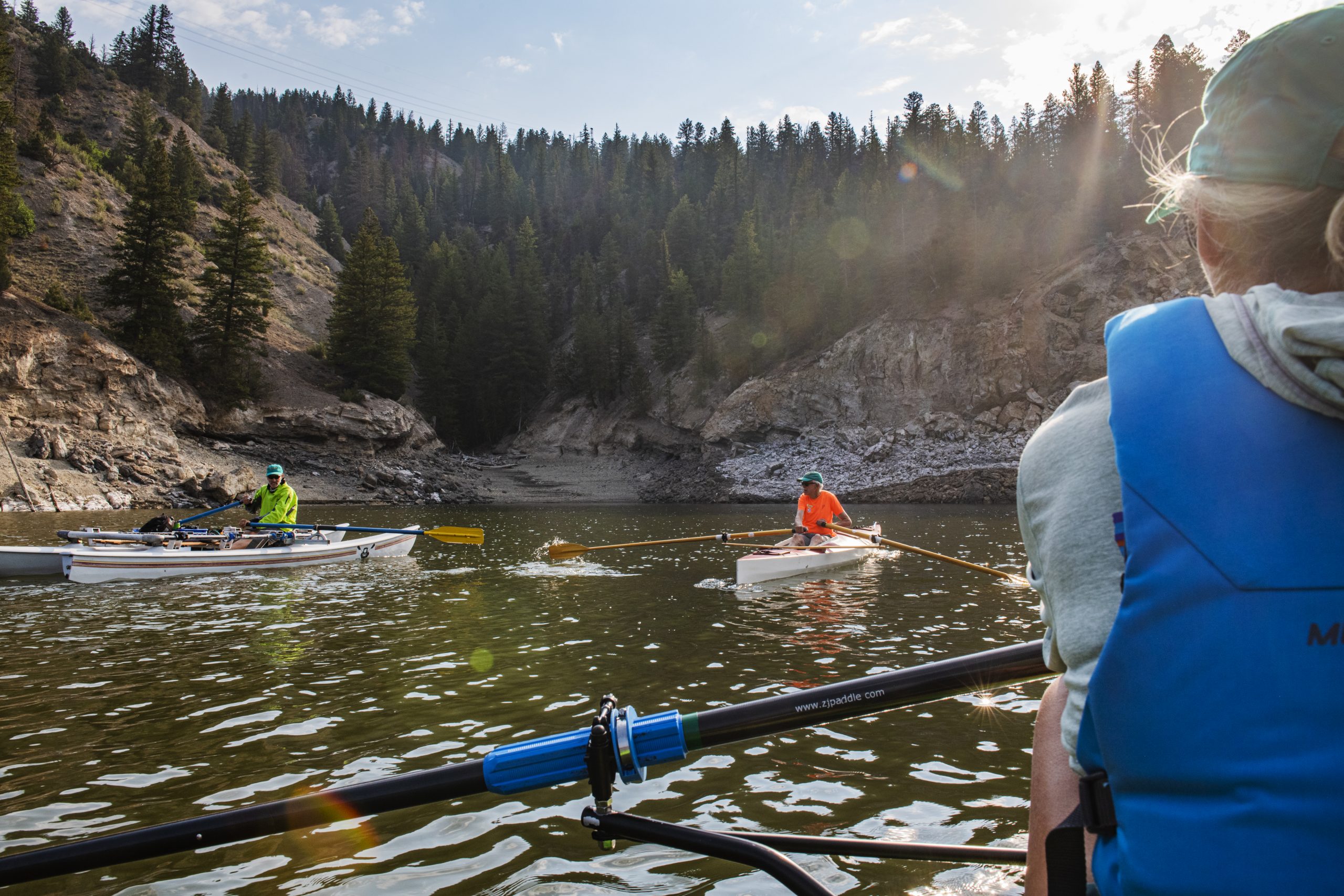Rowers clear their minds and tone their bodies on Ruedi Reservoir ...