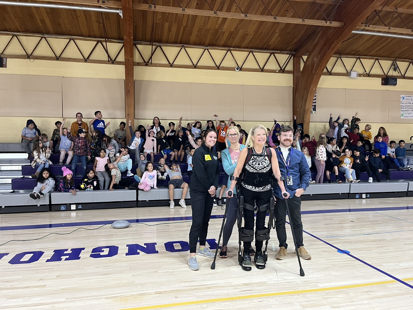 Bridging Bionics showcases robotic exoskeleton to Basalt Elementary ...