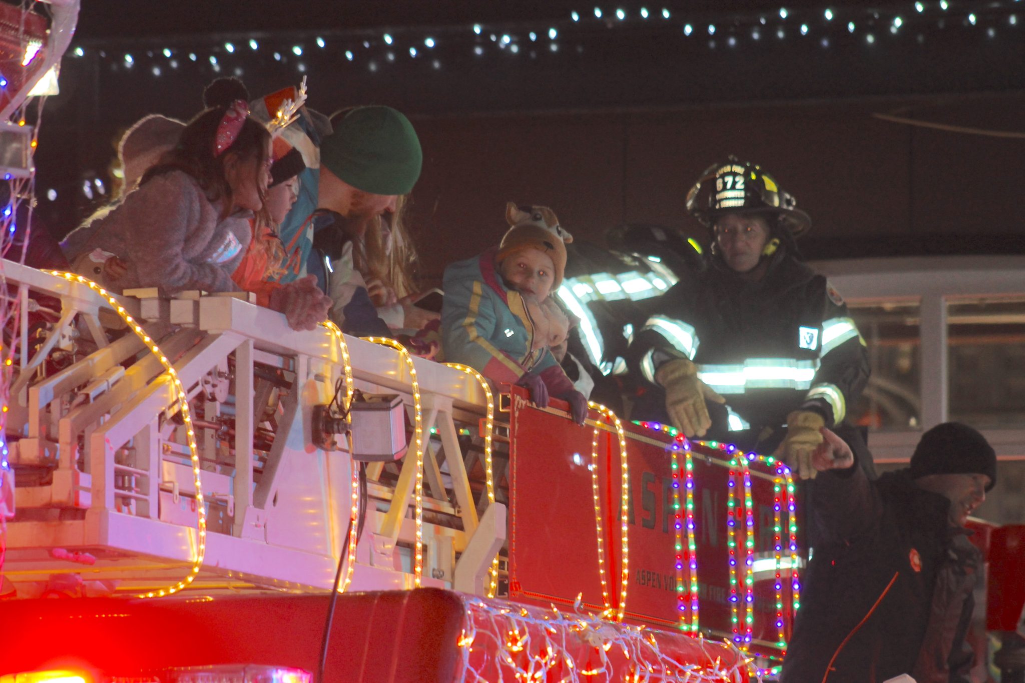 PHOTOS: Aspen Fire Department’s 2023 Santa and Sparky’s Firetruck Ride ...