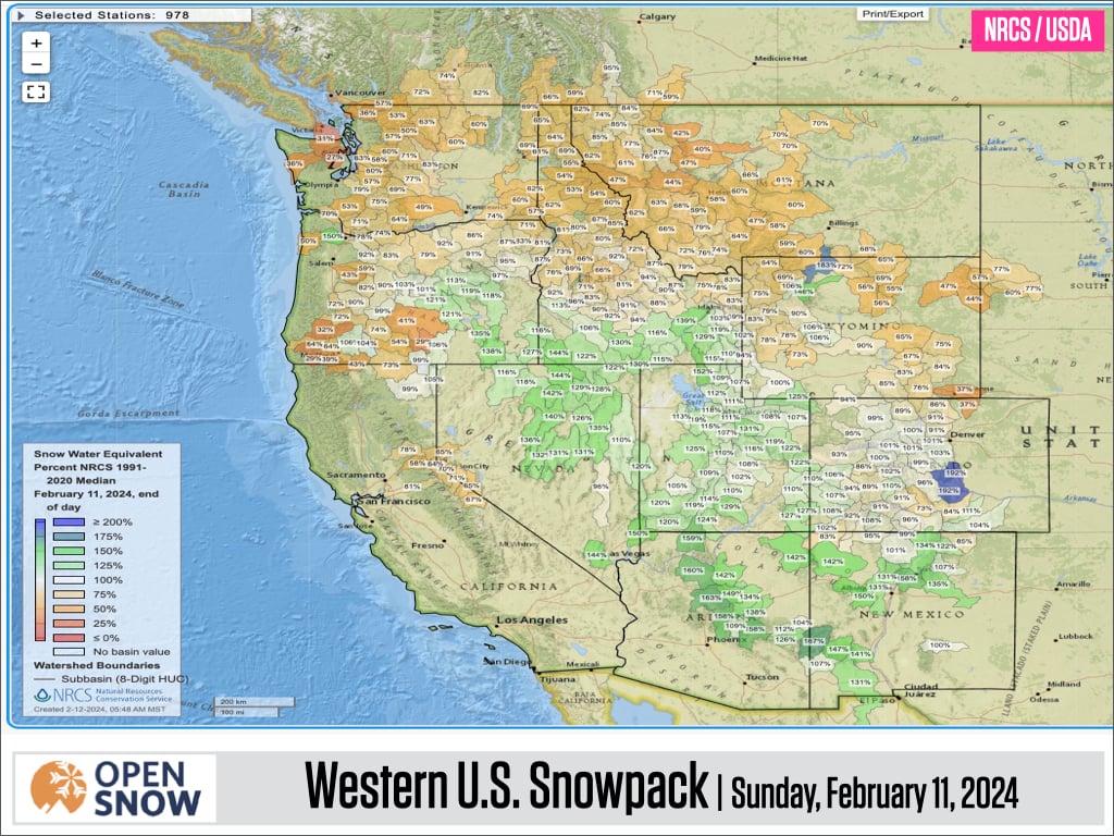 Snowpack levels inch closer to the historic average in Colorado despite ...